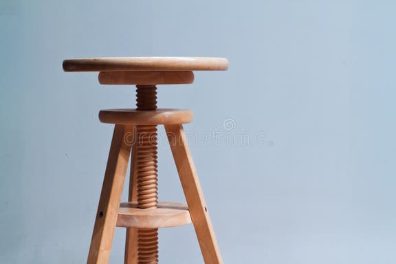 Wooden stool stock photo. Image of texture, design, indoor - 21612828