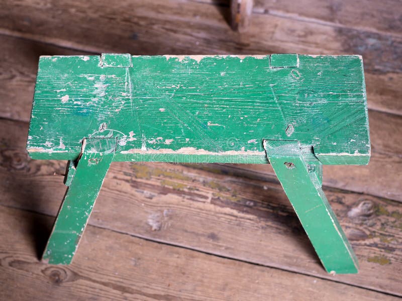 Wooden stool stock photo. Image of vintage, single, wood - 103181664