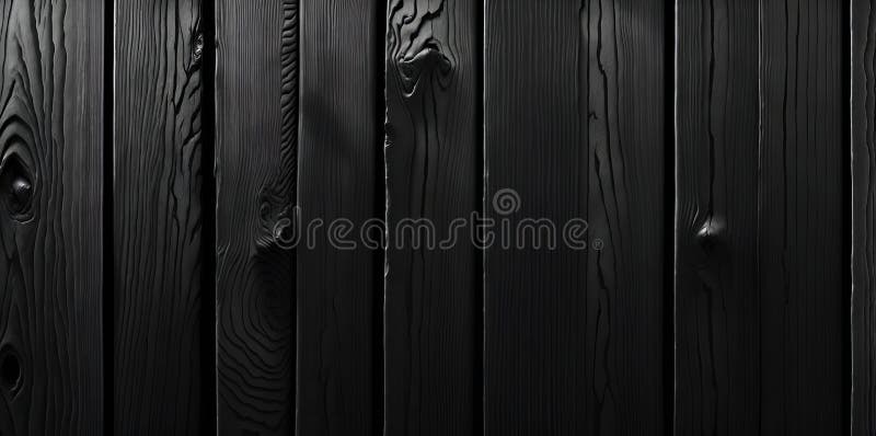 Wooden Structural Boards in Black. Black Texture Stock Illustration ...