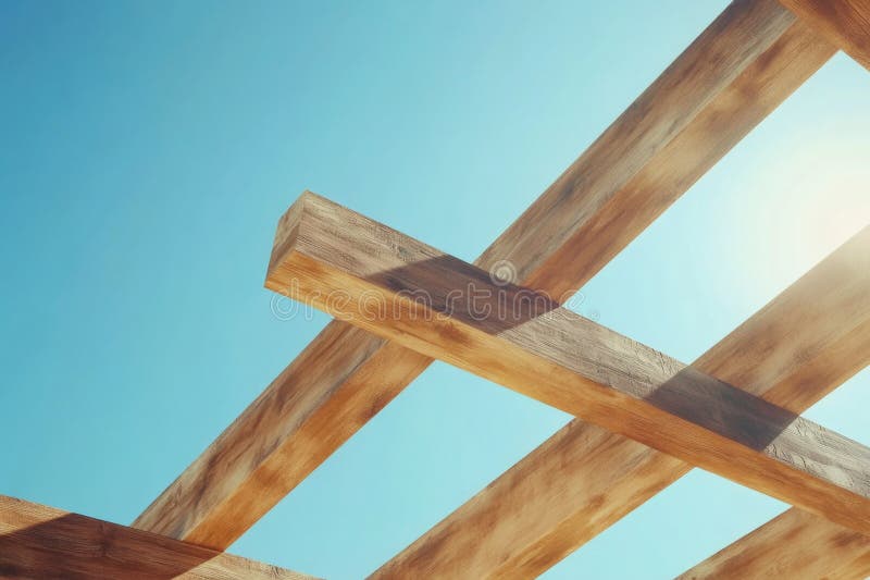 Wooden Structure Close-Up stock illustration. Illustration of structure ...