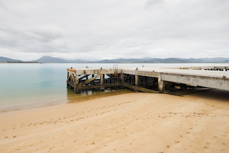 Wooden Structures of Offshore Platforms Stock Photo - Image of dock ...