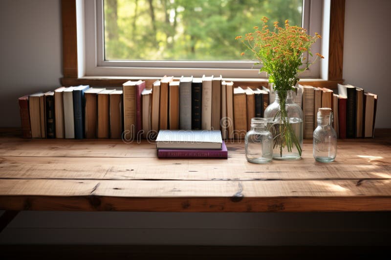 Study Table Components Complete with Lighting Stock Illustration ...