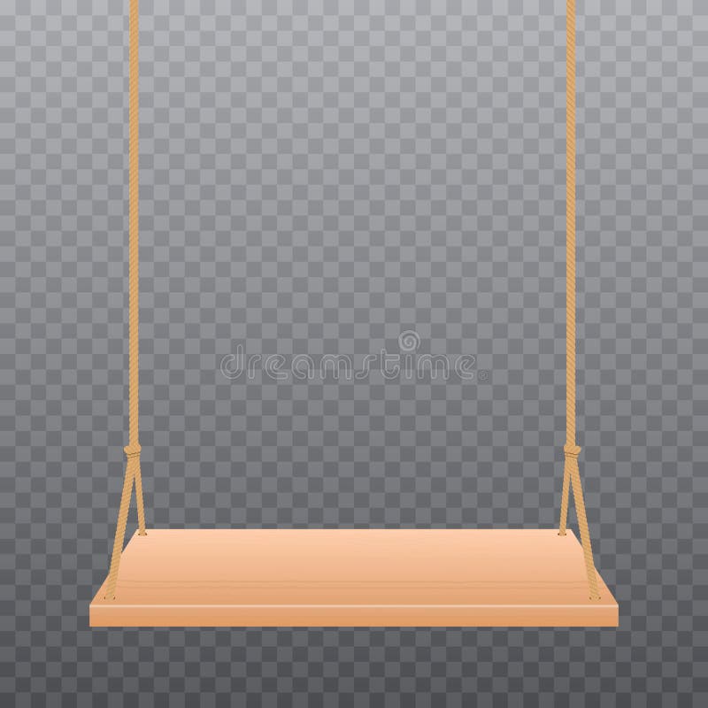 Wooden Swing Rope Stock Illustrations – 1,838 Wooden Swing Rope Stock ...