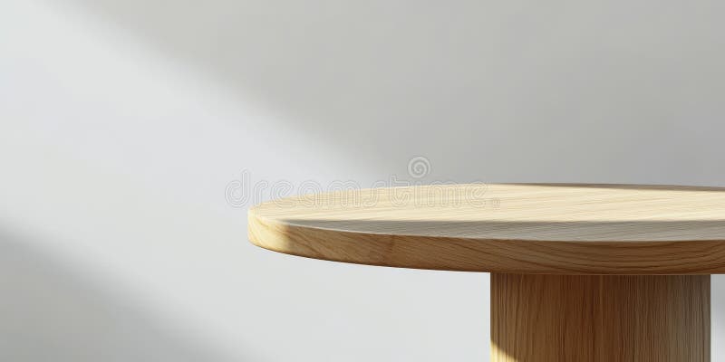 Wooden Table Against White Background Casts Shadow Stock Photos - Free ...