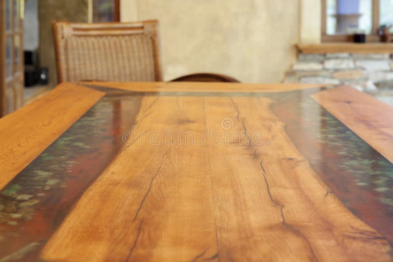 Wooden Table Background Texture Stock Image - Image of home ...