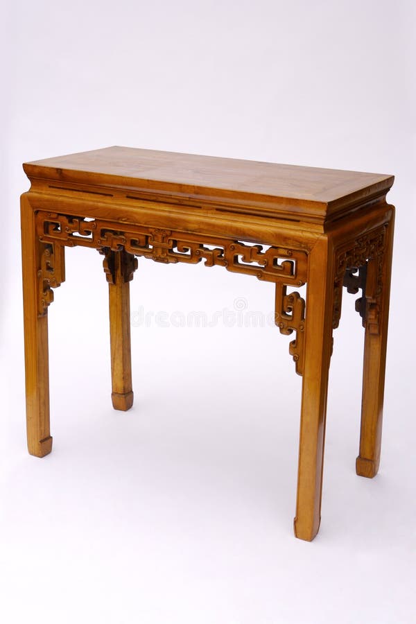 Wooden table chinese style stock photo. Image of traditional - 31761374