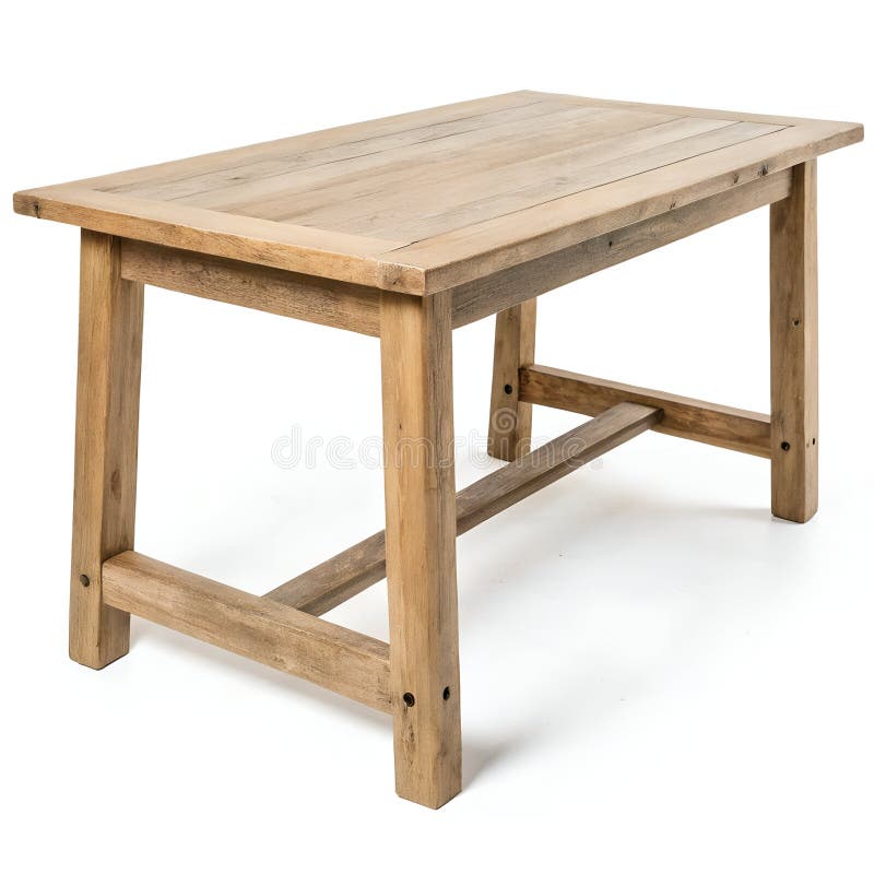 Wooden Table for Composition Stock Illustration - Illustration of home ...