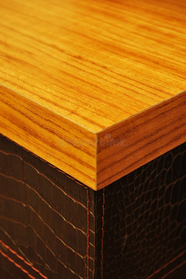 Wooden table corner stock image. Image of cellulose, organic - 74127283