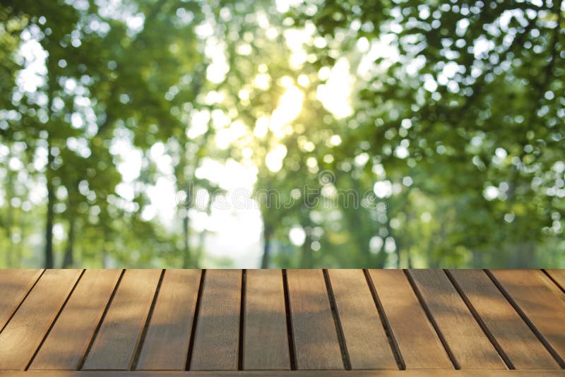 Wooden Table for Background Stock Photo - Image of wooden, flower ...