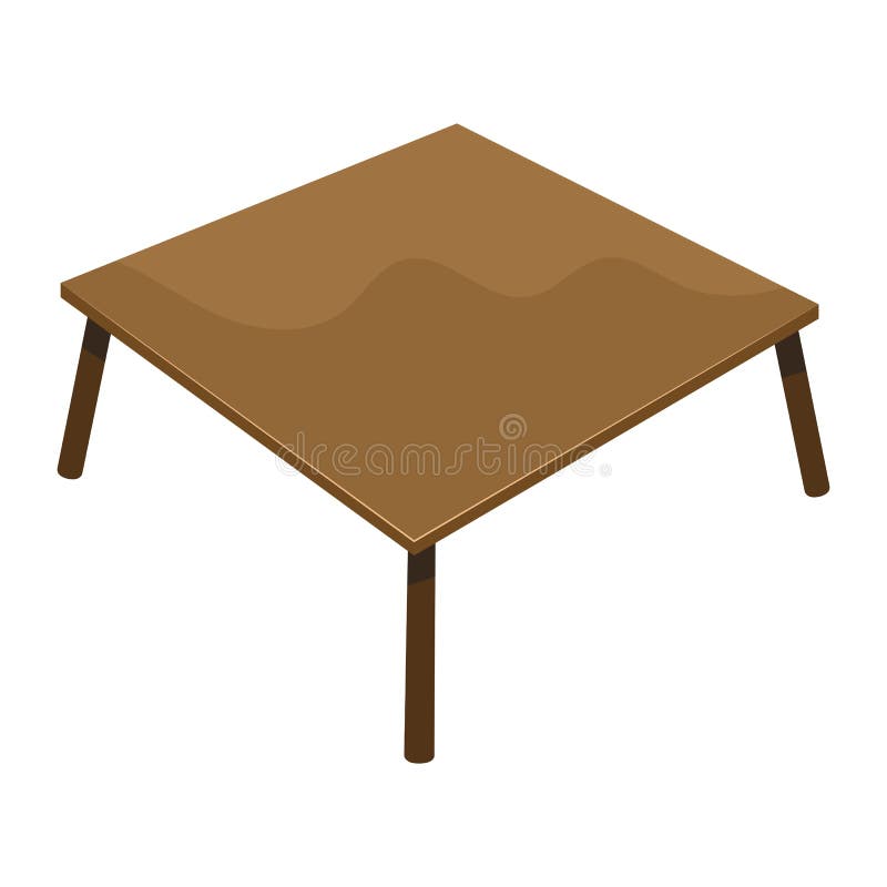 Wooden Table Isolated Illustration Stock Illustrations – 30,476 Wooden ...