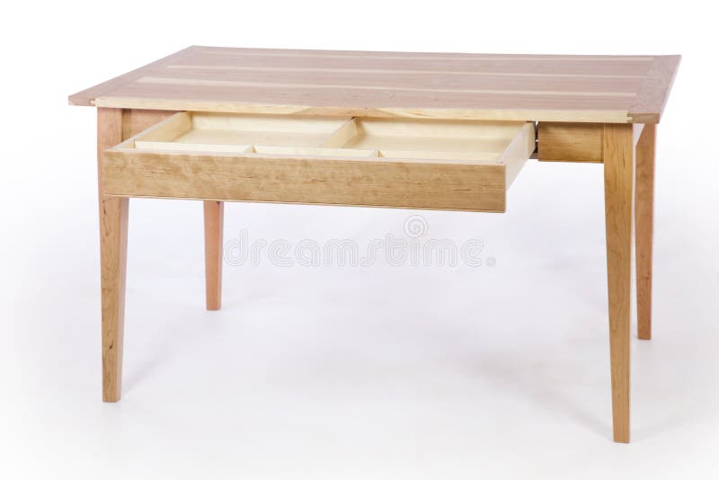 Wooden table stock image. Image of fitting, room, wood - 35200957