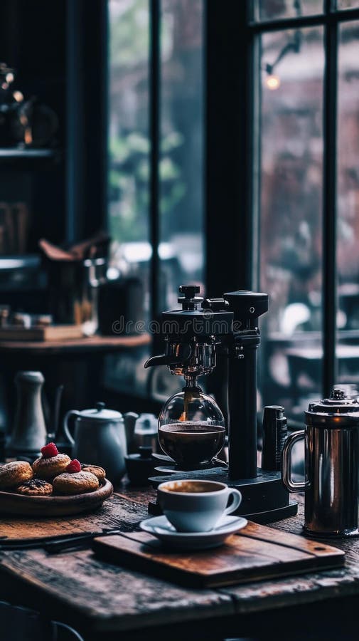 A Wooden Table Set with Plates of Various Foods Stock Photo - Image of ...