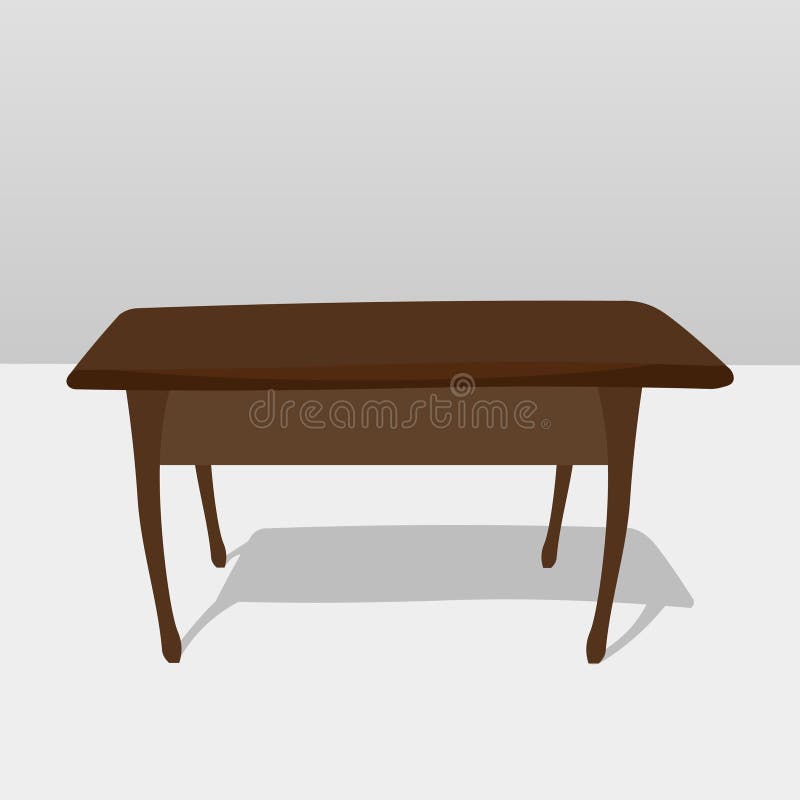 Wooden table with shadow stock vector. Illustration of clipping - 63320066