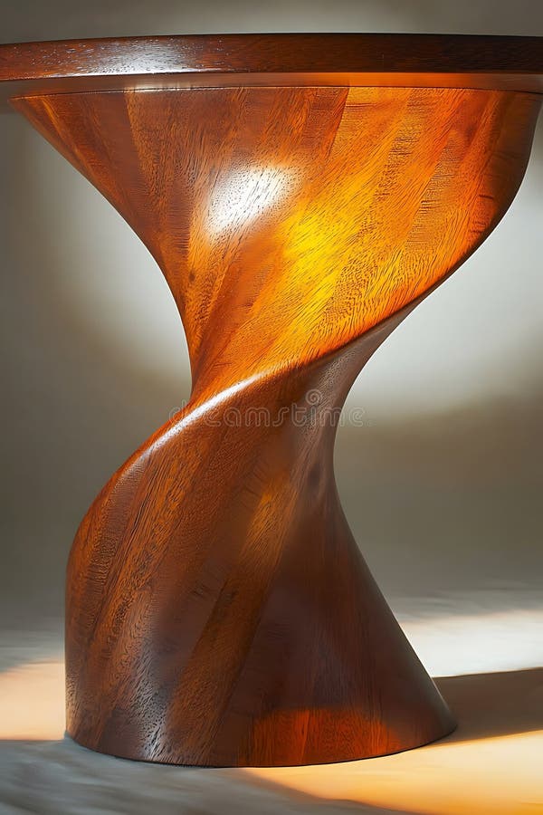 Wooden Table Unique Spiral Design Pattern Stock Photos - Free & Royalty ...