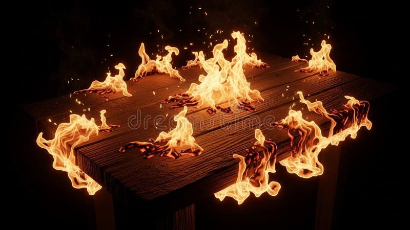 Multiple Small Fires Stock Illustrations – 9 Multiple Small Fires Stock ...