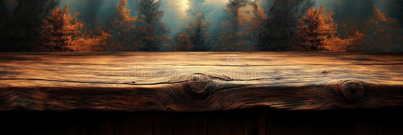 Wooden Table Top with Rustic, Natural Wood Grain Pattern. Light Brown ...