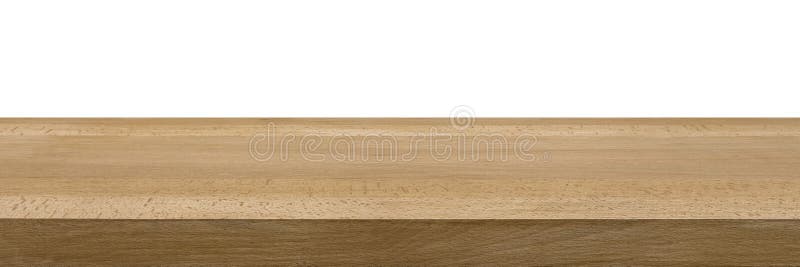 A Wooden Table on a Transparent Background Stock Photo - Image of ...