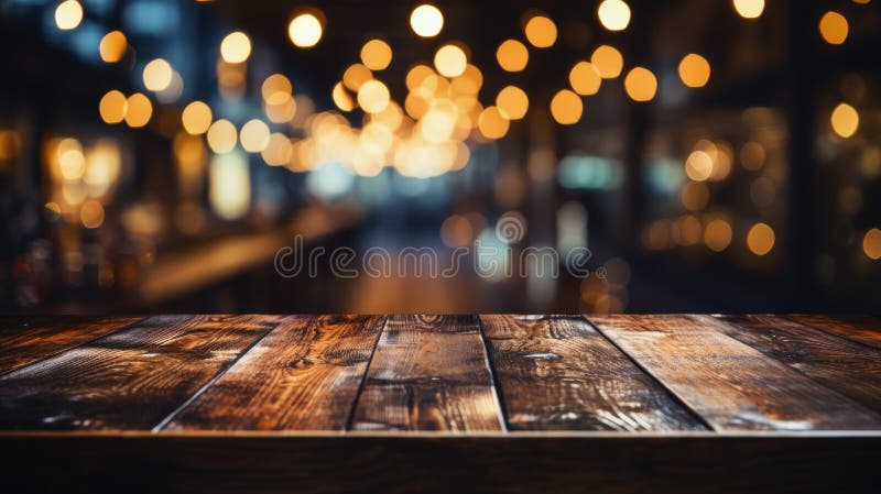 Wooden Table with Two Bottles of Alcohol Stock Photo - Image of festive ...