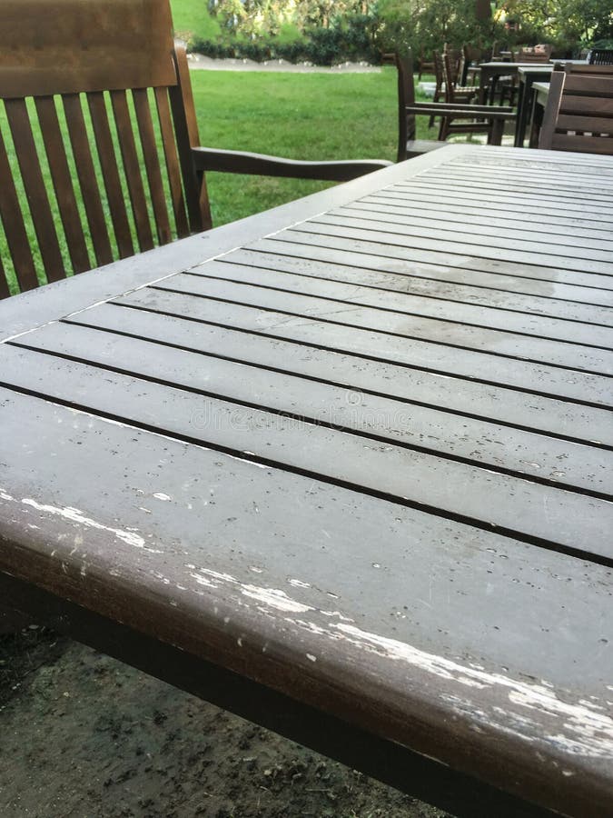 Wooden table unit stock photo. Image of form, isolate - 94319324