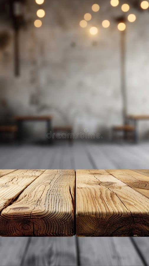 Wooden Table on White Interior Background Perfect for Product Display ...
