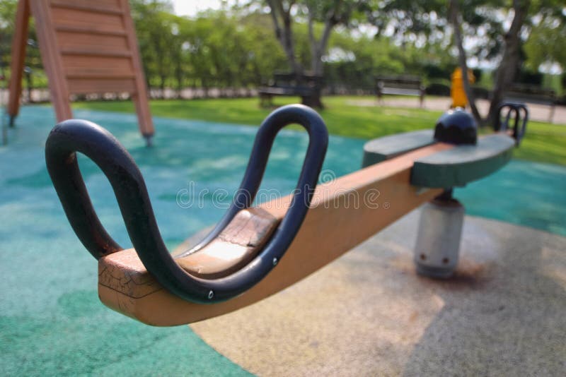 Teeter Totter stock image. Image of metal, park, teeter - 5344377