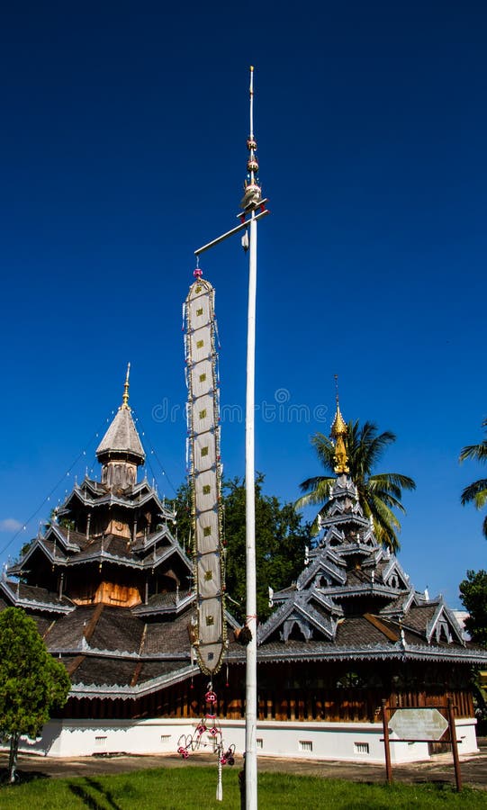 Wooden temple building stock image. Image of asian, ancient - 47266943
