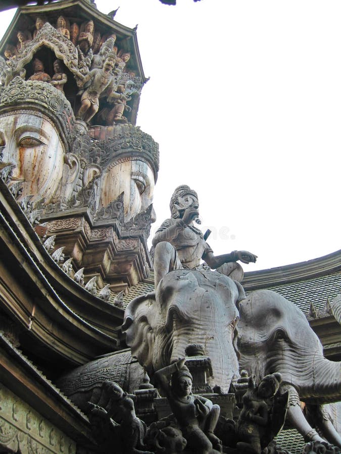 Wooden Temple stock photo. Image of building, eastern - 40998542
