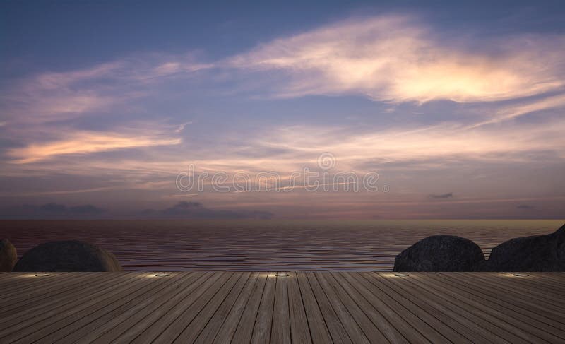 Tropic Twilight stock illustration. Illustration of beach - 13758003