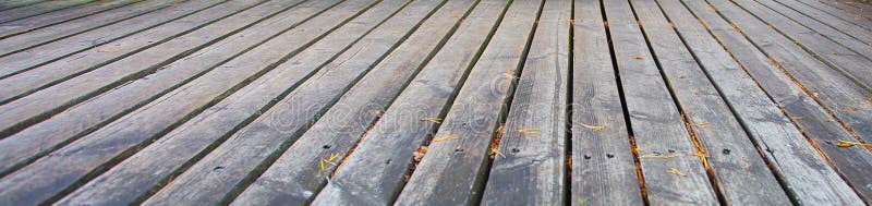 Wooden Terrace with View Sunlight in the Morning Stock Photo - Image of ...