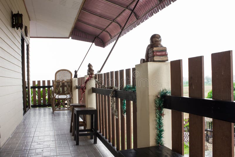 Wooden Terrace Vintage Design Stock Image - Image of floor, vintage ...