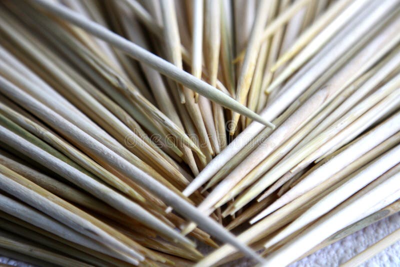 A Wooden Textural Background is Made of Wooden Sharp Sticks at the Left ...