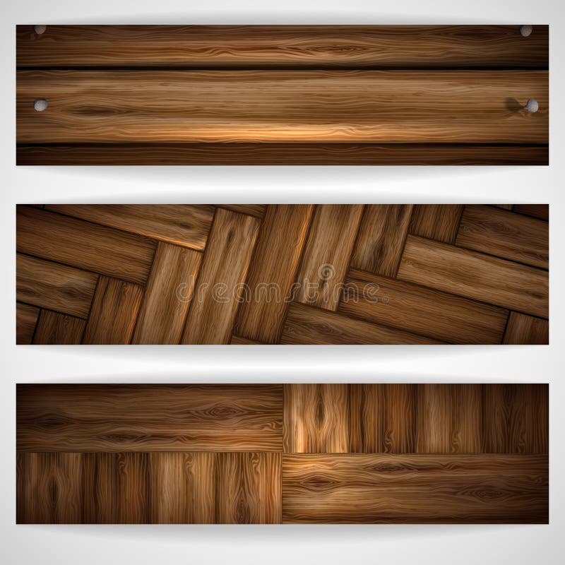 Wooden texture banner. stock vector. Illustration of illustrations ...