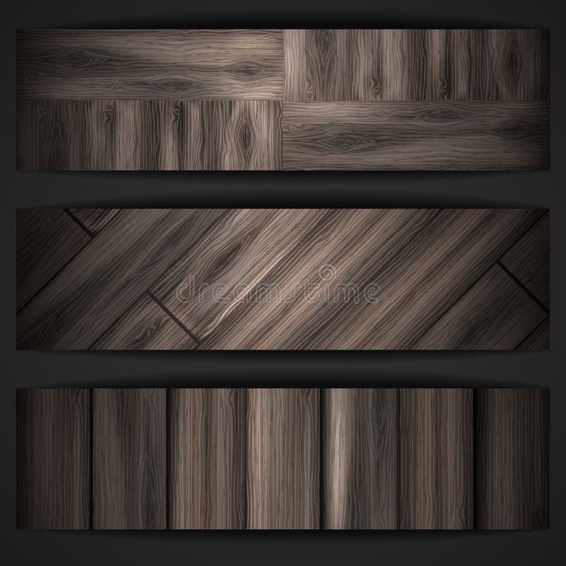 Wooden texture banner. stock vector. Illustration of arts - 35263071