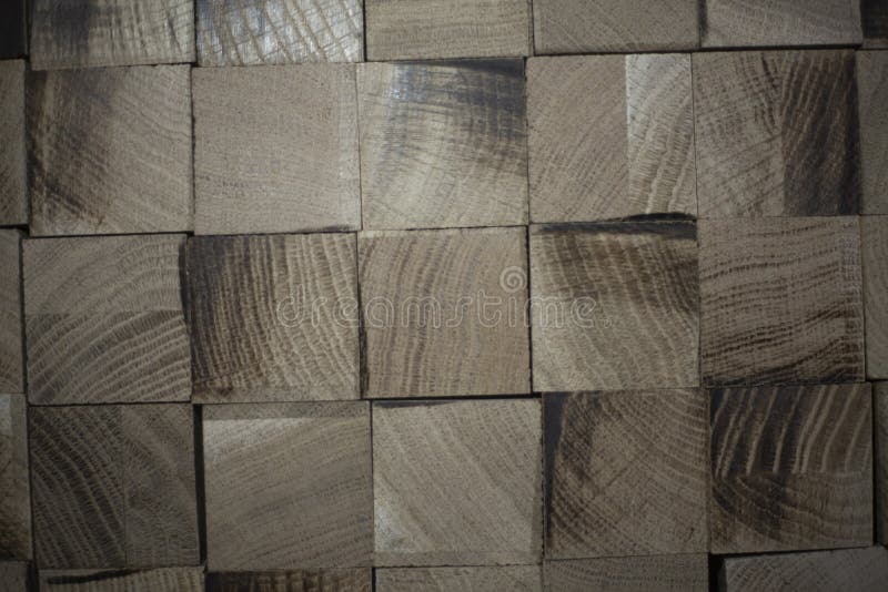Wooden Texture Made of Cubes. Stock Photo - Image of horizontal ...