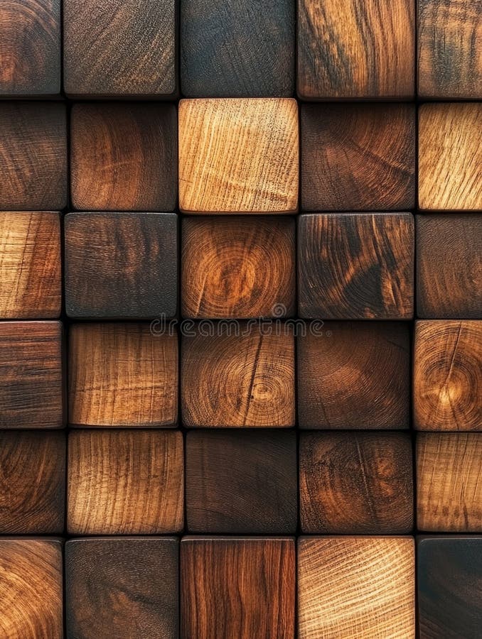 Wooden Texture Pattern with Blocks Stock Image - Image of artistic ...
