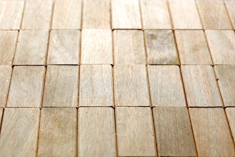 Wooden Texture Pattern Pavement Made with Wooden Blocks Stock Image ...