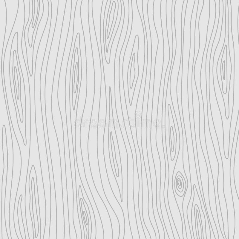 Vector Light Gray Wooden Texture. Hand Drawn Natural Graun Wood ...