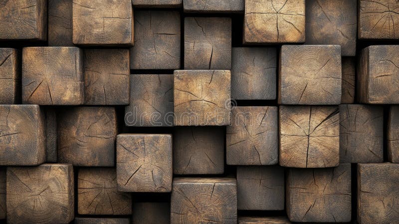 A Wooden-textured Background Composed of Abstract Squares, Perfect for ...