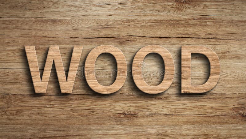 Wooden Textured 3d Word Wood Stock Photo - Image of crafting, icon ...