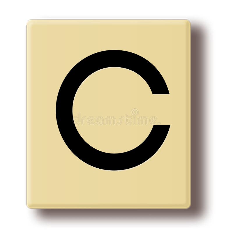 Wooden Tile Letter C Stock Illustrations – 16 Wooden Tile Letter C ...