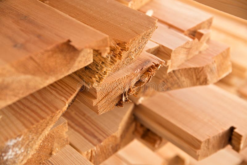 Wooden timber at a sawmill stock photo. Image of plank - 54111424