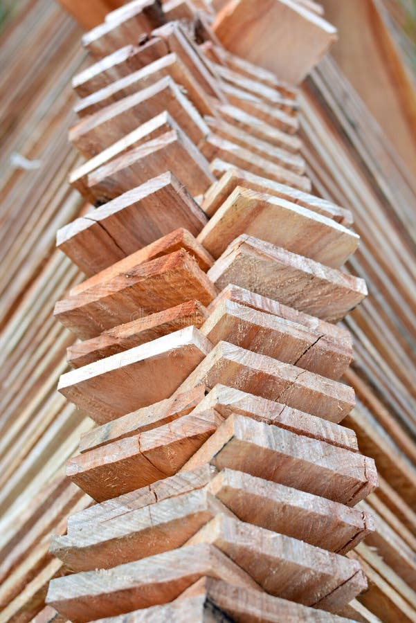 Wooden Timber Used for Construction Stock Image - Image of construction ...