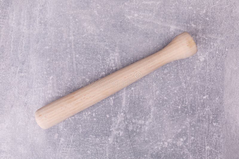 A Wooden Tolter on the Table Stock Photo - Image of making, flour ...