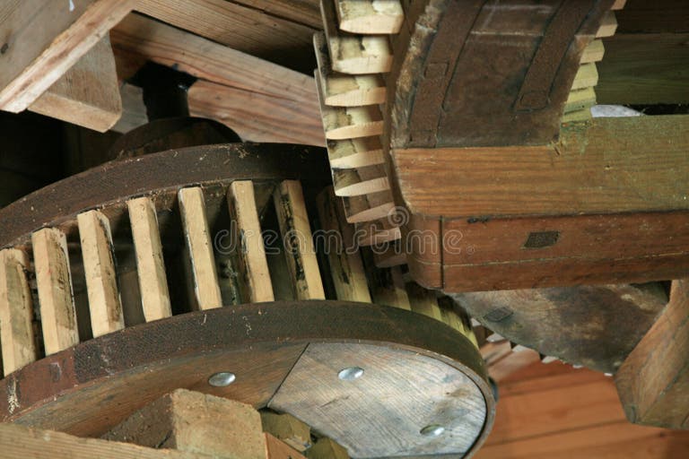 Wooden tooth wheels stock photo. Image of detail, wheels - 7166202