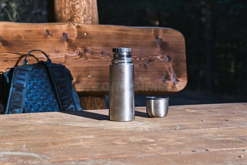 Wooden tourist shelter stock image. Image of nature - 272736383