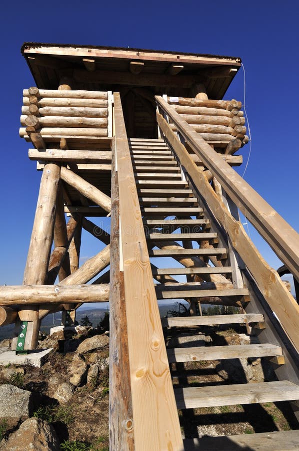 Wooden tower stock photo. Image of autumn, historic, pinnacle - 27706044