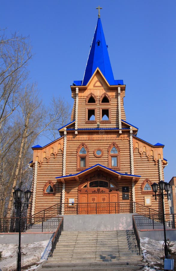 Wooden tower. stock image. Image of dome, architecture - 5261993