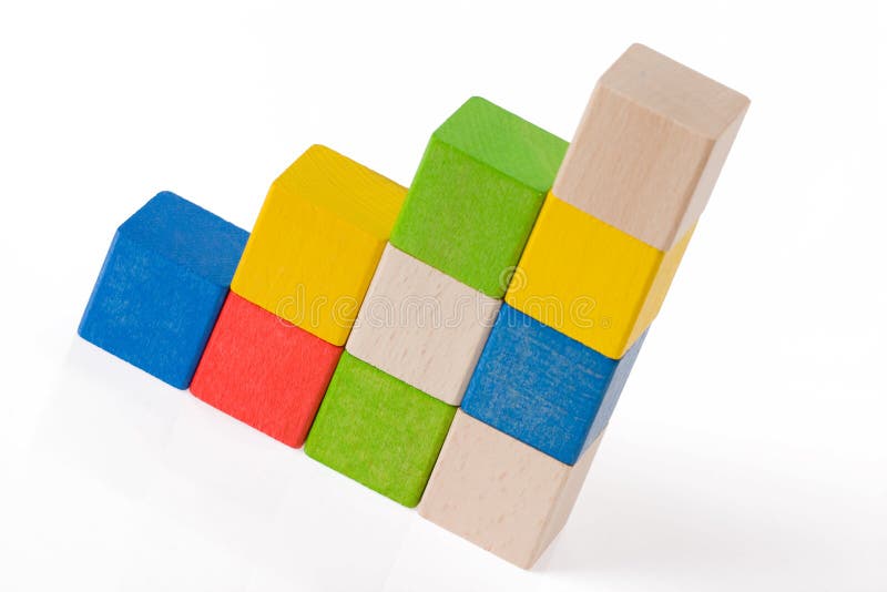 Wooden toy blocks stock image. Image of color, concept - 10429627