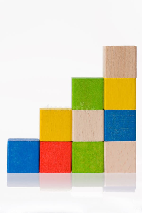 Blank wooden blocks stock photo. Image of student, learn - 3533308