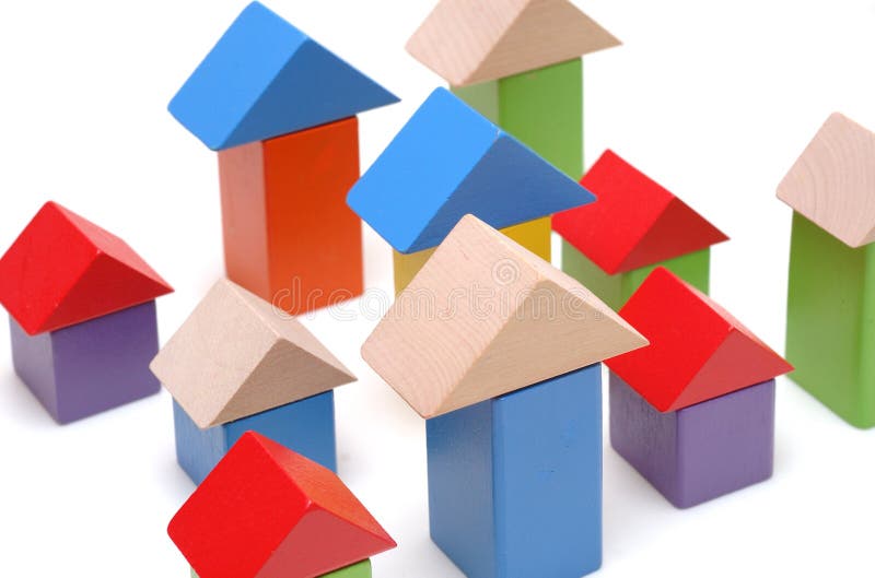 Wooden toy blocks stock photo. Image of build, blocks - 13693162